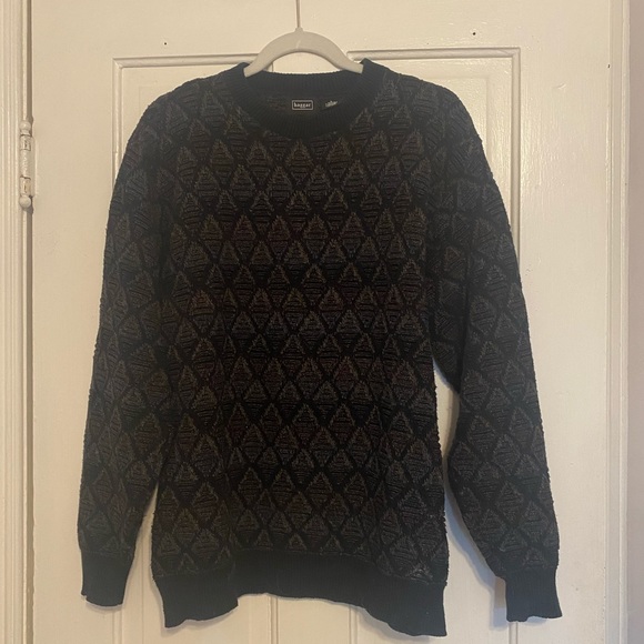Haggar | Sweaters | Knit Patterned Sweater | Poshmark